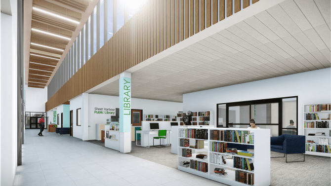 Concept Boards for the Sheet Harbour Public Library in the Eastern ...