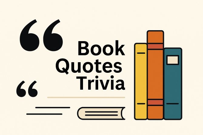 Book Quotes Trivia: How Well Do You Know Your Literature? | Halifax ...
